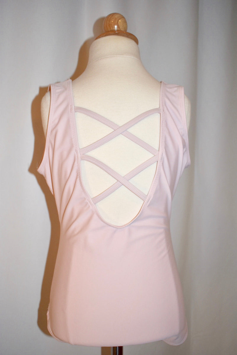 Ballet Pink Criss Cross Back Leotard A La Seconde Dancewear